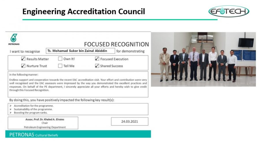 Award & Recognition - EFTECH