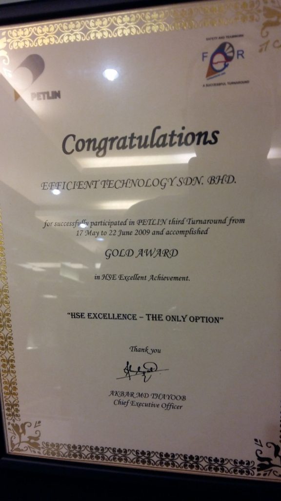 Award & Recognition - EFTECH